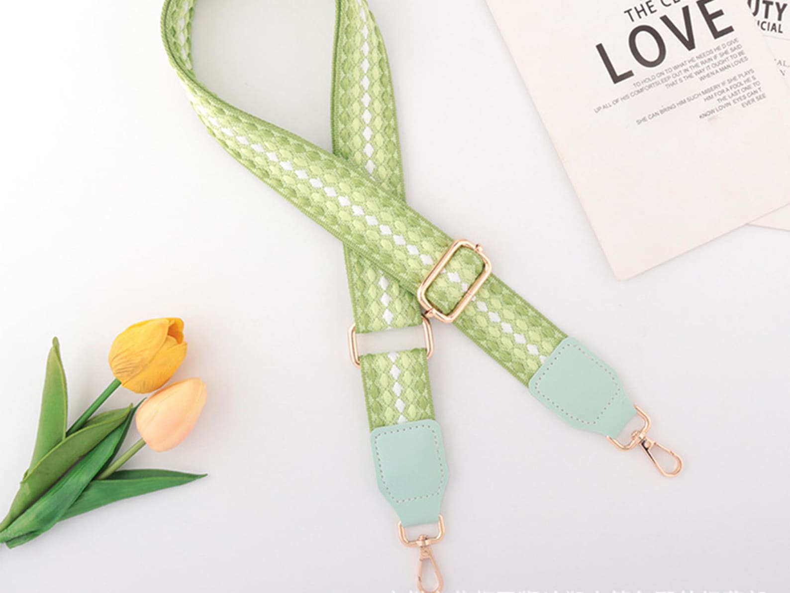 3.8cm Embroidered Shoulder Strap, Crossbody Straps, Purse Straps ...
