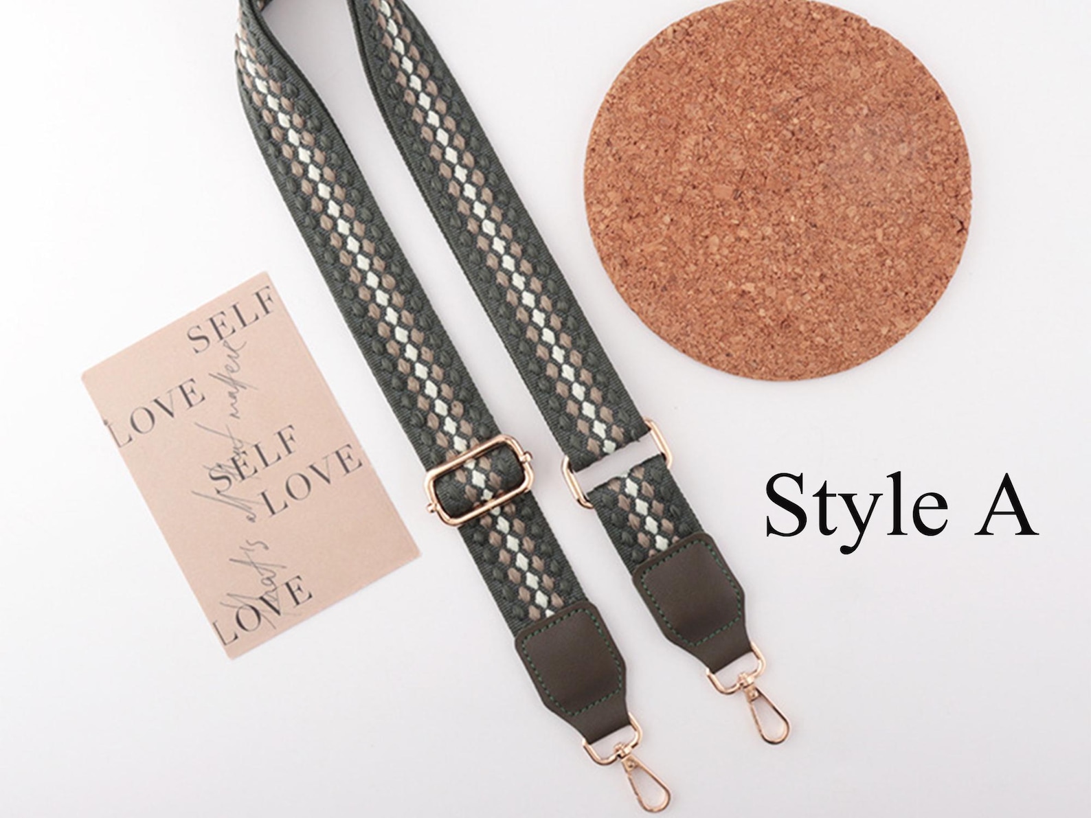 3.8cm Embroidered Shoulder Strap, Crossbody Straps, Purse Straps ...