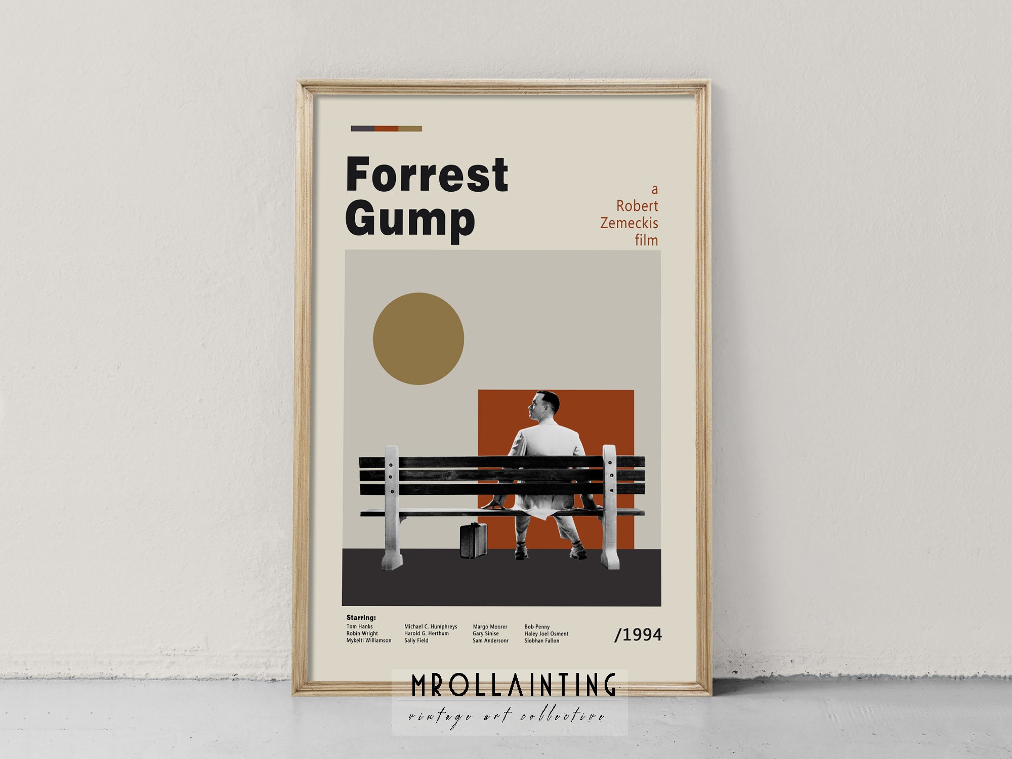 Forrest Gump Poster - Retro Movie Poster - Minimalist Art - Vintage ...