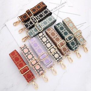 3.8cm Embroidered Shoulder Strap, Crossbody Straps, Purse Straps ...