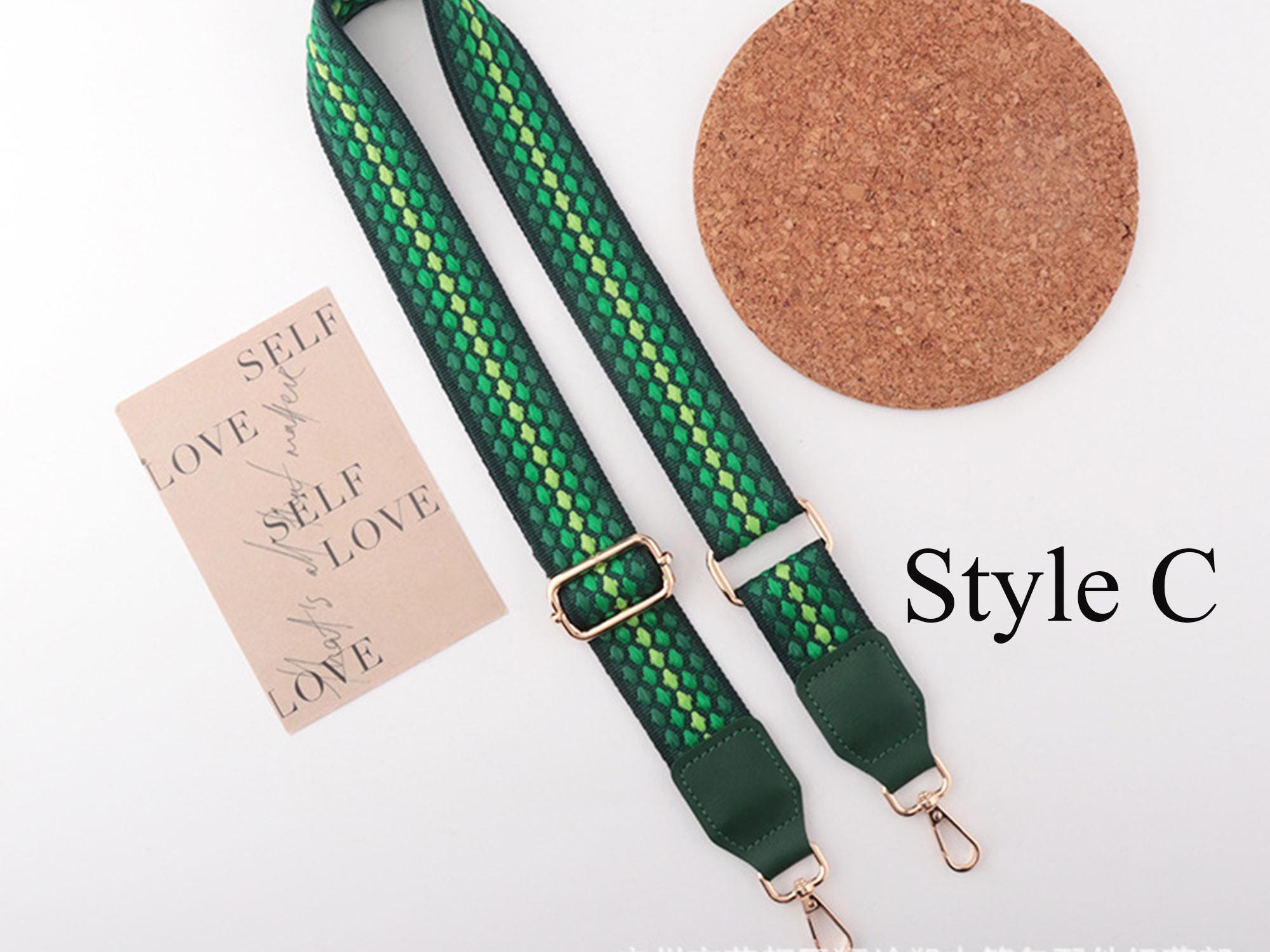 3.8cm Embroidered Shoulder Strap, Crossbody Straps, Purse Straps ...