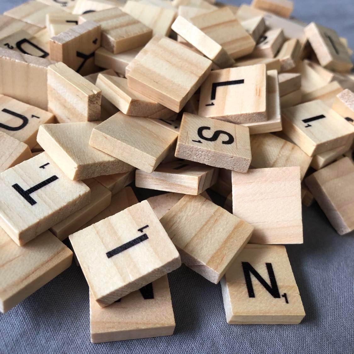 Scrabble Style Emoji Wooden Smooth Semi-gloss High Quality Individual ...