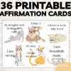 36 Printable Cat Lover Affirmation Cards, Daily Affirmations, Cat ...
