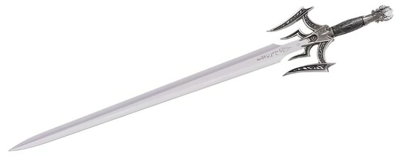 Luciendar Sword of Light Replica With Leather Sheath Stainless Steel ...