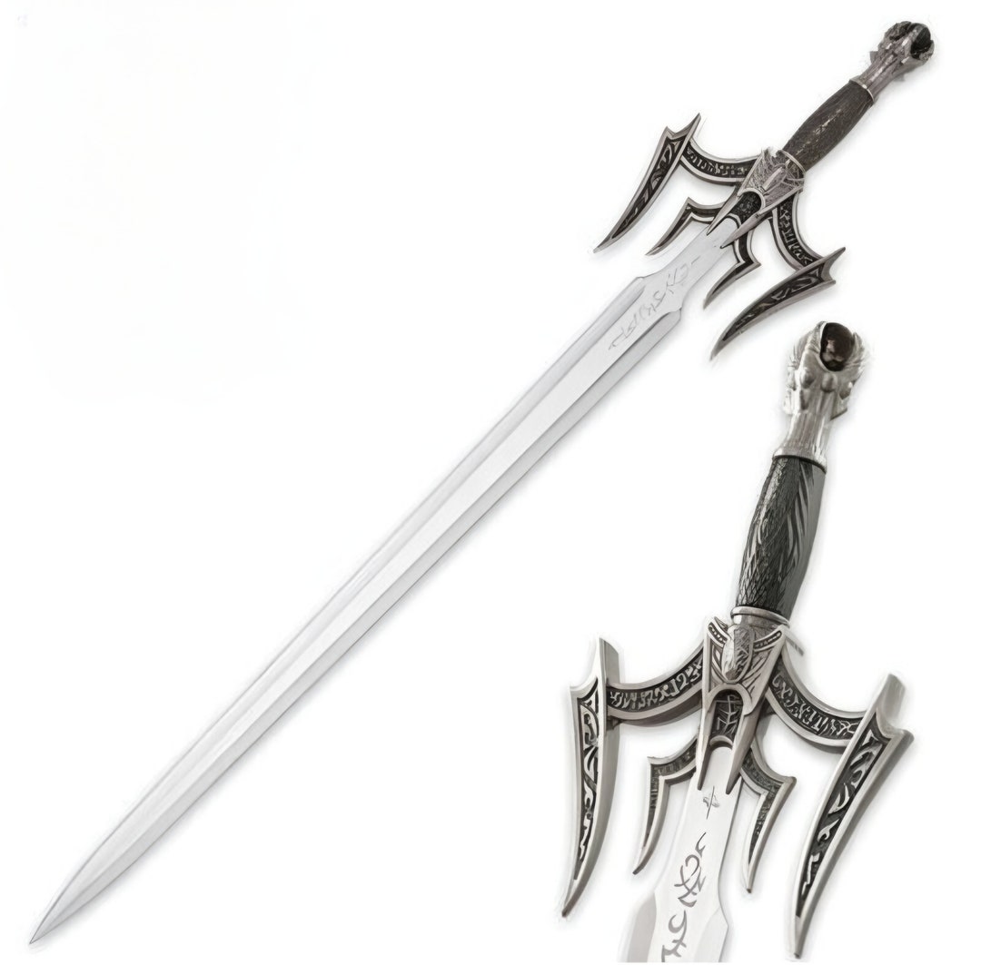 Luciendar Sword of Light Replica With Leather Sheath Stainless Steel ...