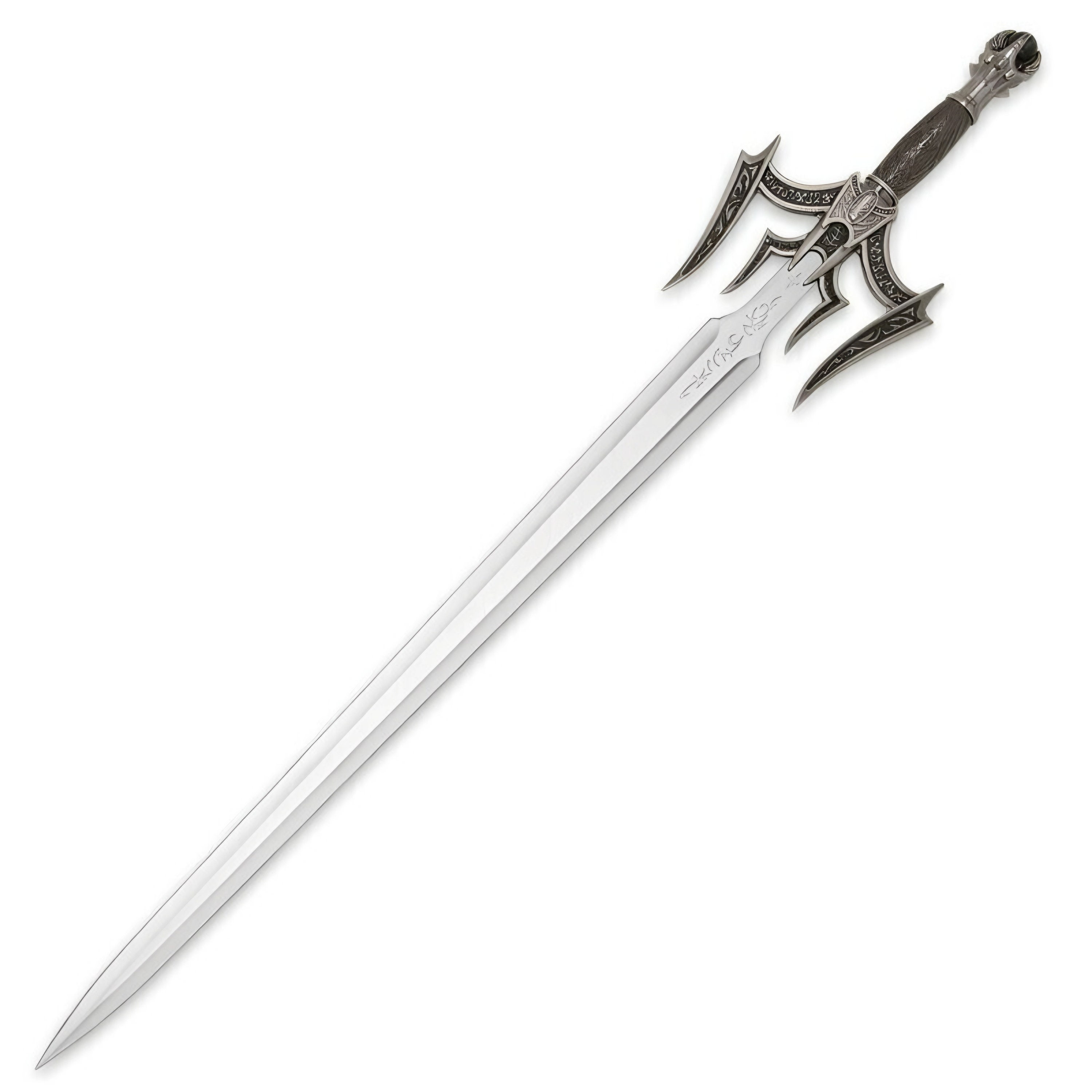 Luciendar Sword of Light Replica With Leather Sheath Stainless Steel ...
