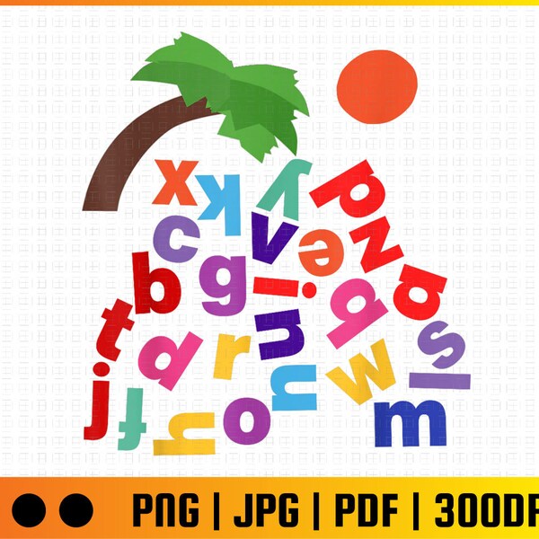 Tree Alphabet Svg - Etsy