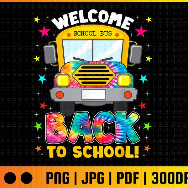 Welcome Back to School Bus - Etsy