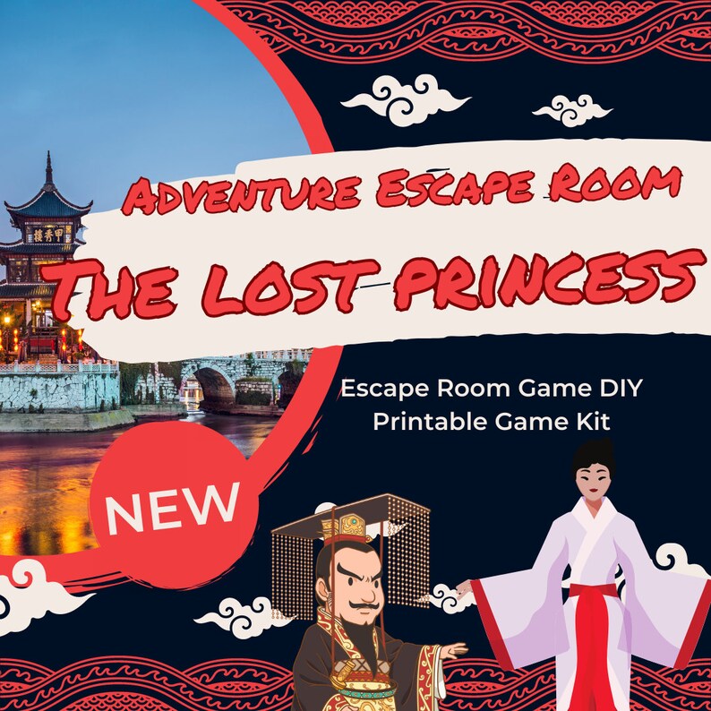 Escape Room Game DIY Printable Game Kit for Kids the Lost Princess ...