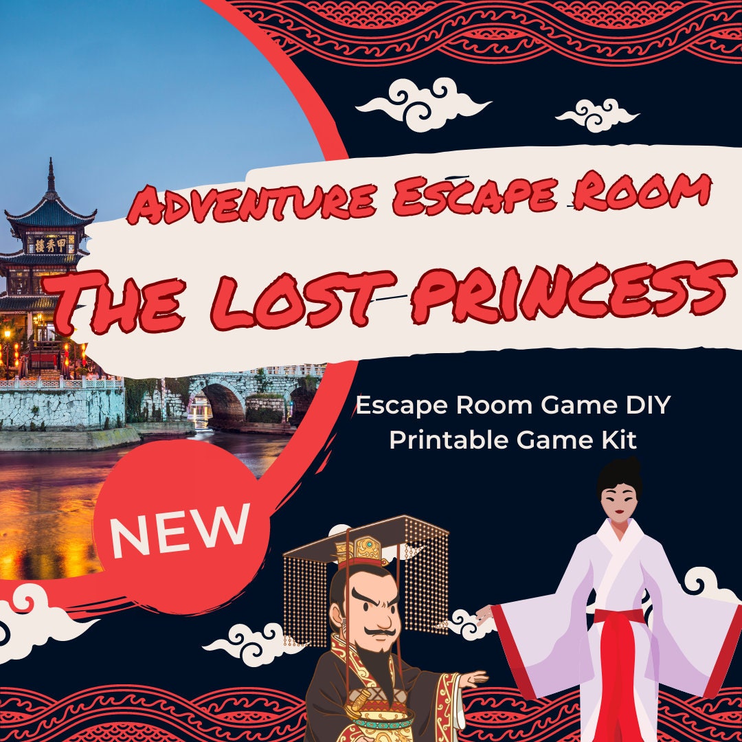 Escape Room Game DIY Printable Game Kit for Kids the Lost Princess ...
