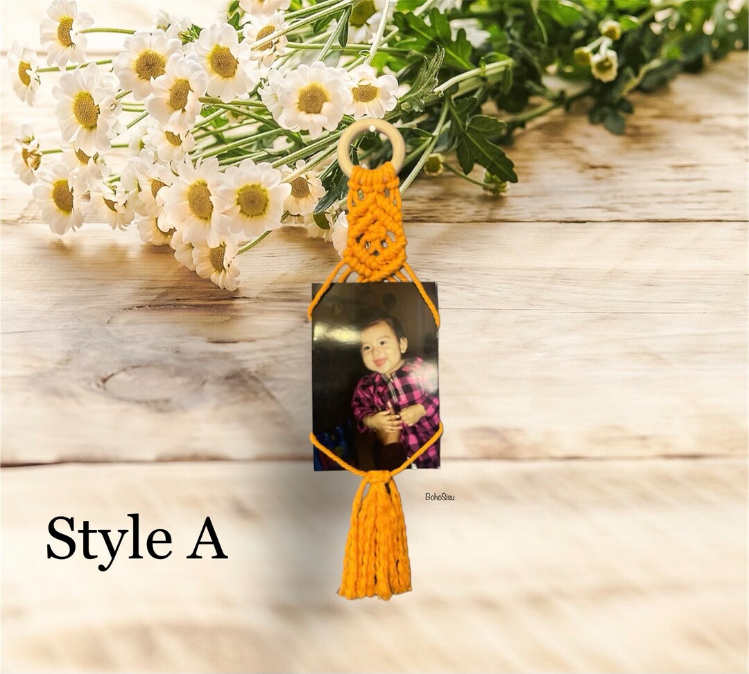 Handmade Macrame Photo Frame/ Wall Hanging - Etsy