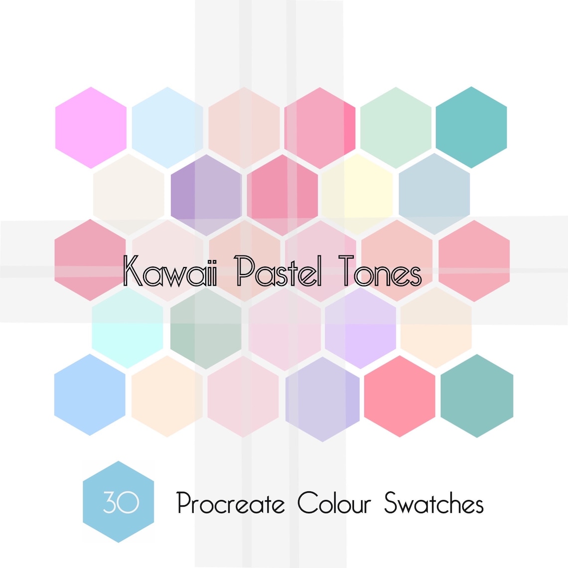 Kawaii Pastel Tone Colour Palette Procreate Digital Art Color Pastels ...