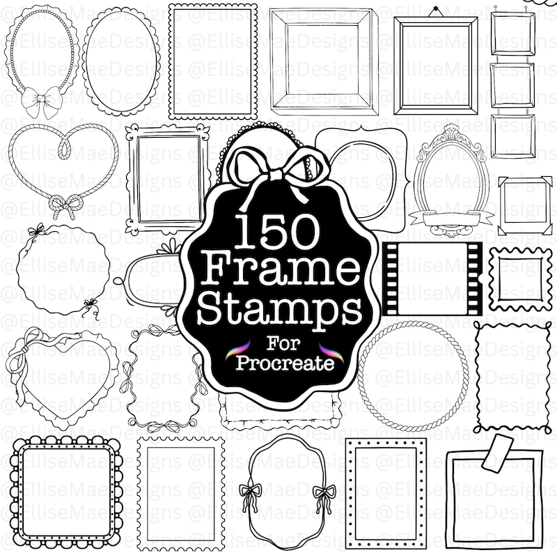 Stamp of a Stamp Frame - Etsy