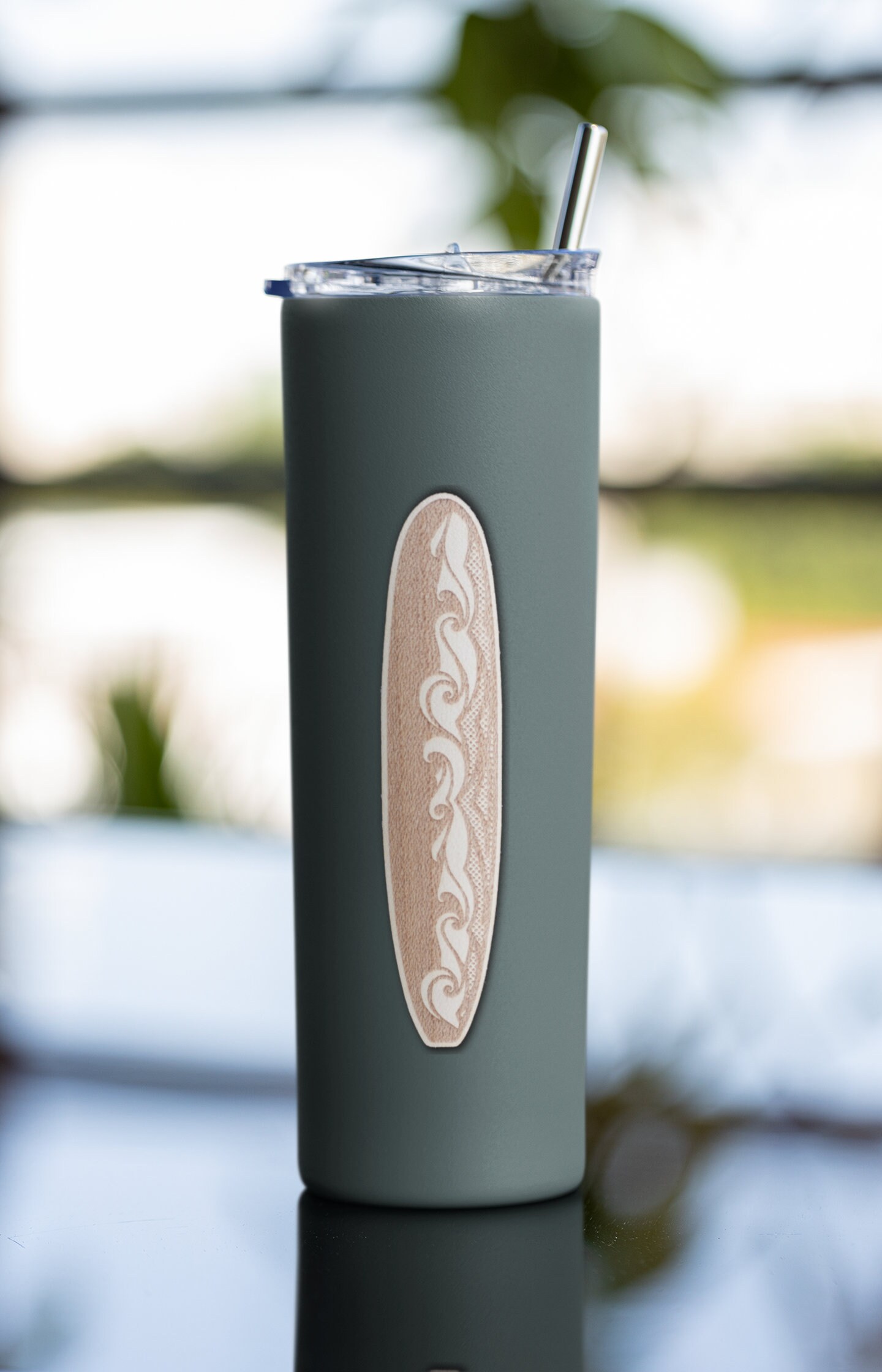 Wooden Sticker | Wood Sticker | Surfing Sticker | Wood Decal ...