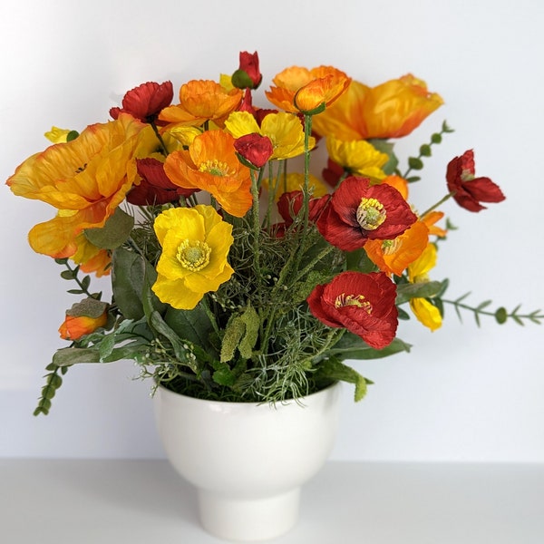 Poppy Arrangement - Etsy