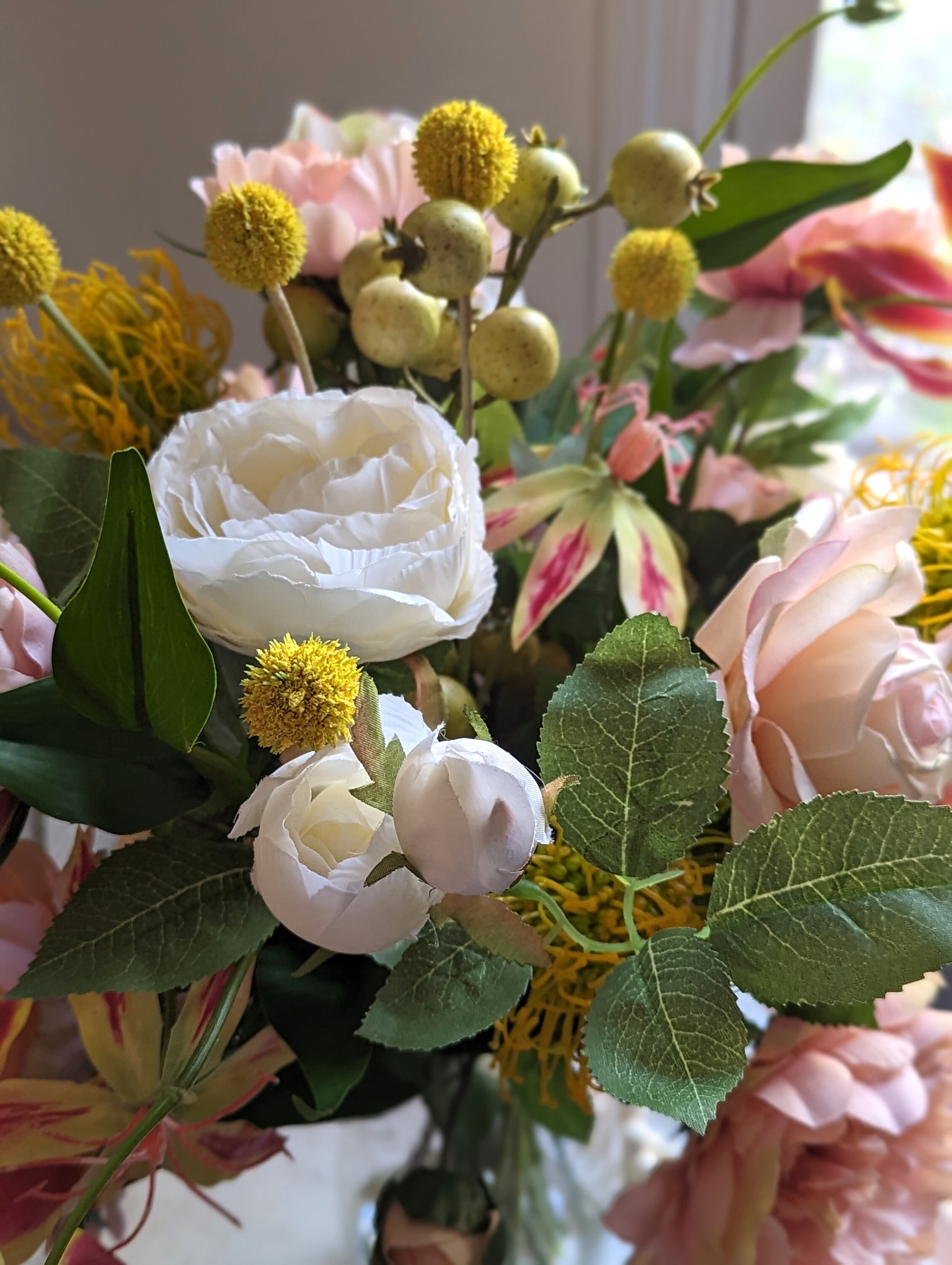 Large SPRING Mix Floral Arrangement 23, English Garden Flowers, Real ...