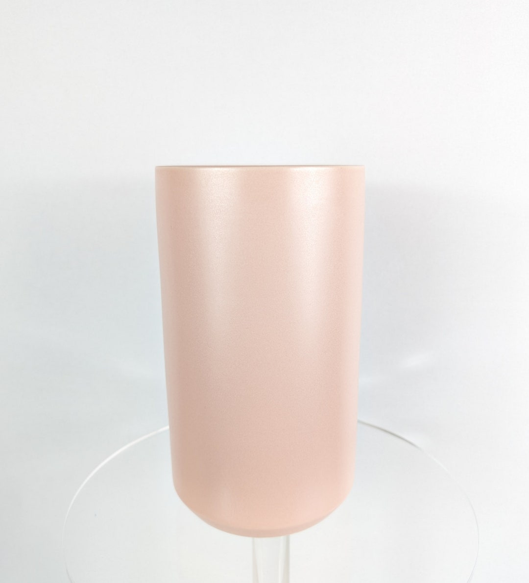 Matte Pink 8 Inch Contemporary Ceramic Vase Home Decor Home Accents ...