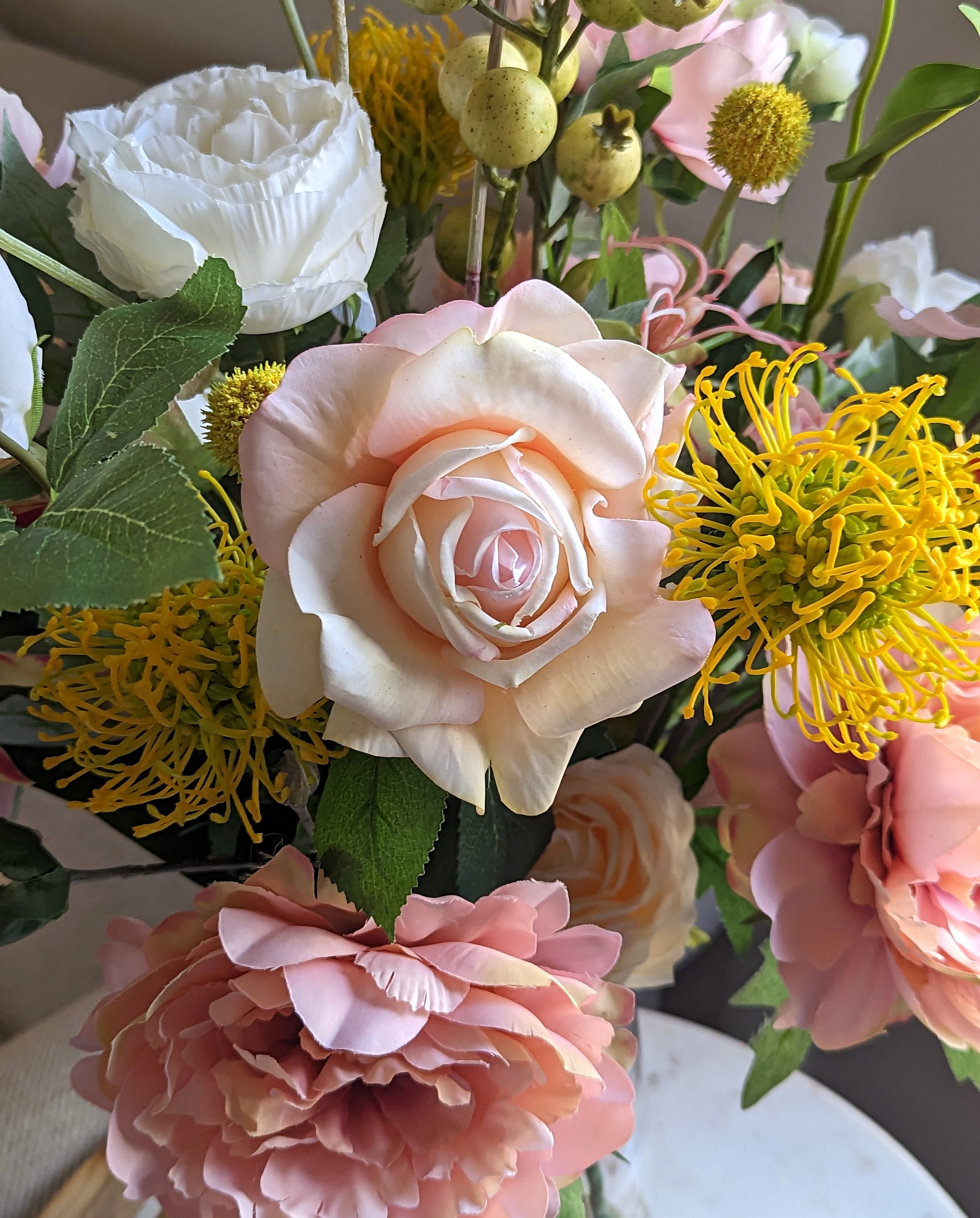 Large SPRING Mix Floral Arrangement 23, English Garden Flowers, Real ...