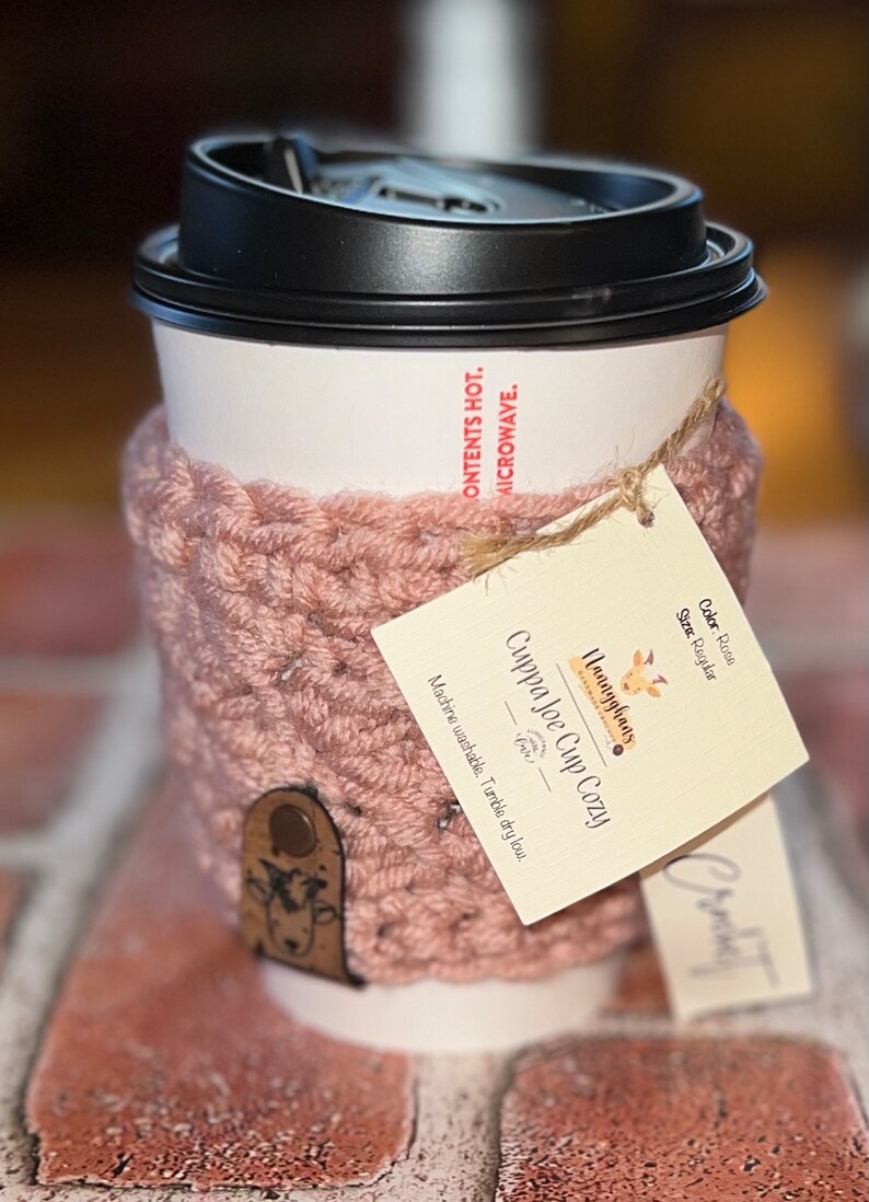 Cuppa Joe Cup Cozy in Linen (regular) - Etsy