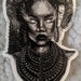 African Demon Woman Sticker - Etsy