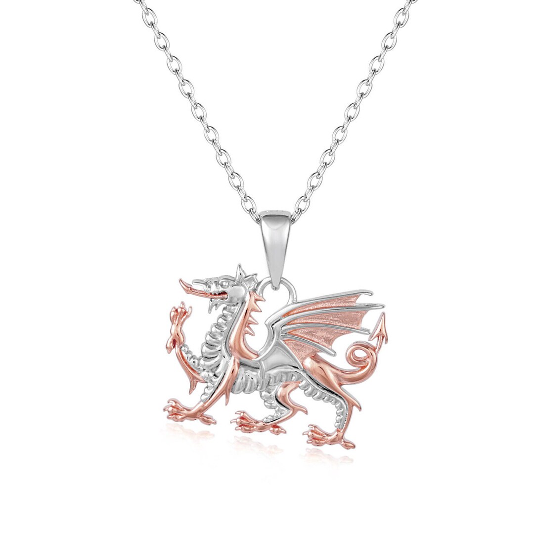 Welsh Dragon Necklace by Awen Welsh Jewellery - Welsh Gifts for Women ...