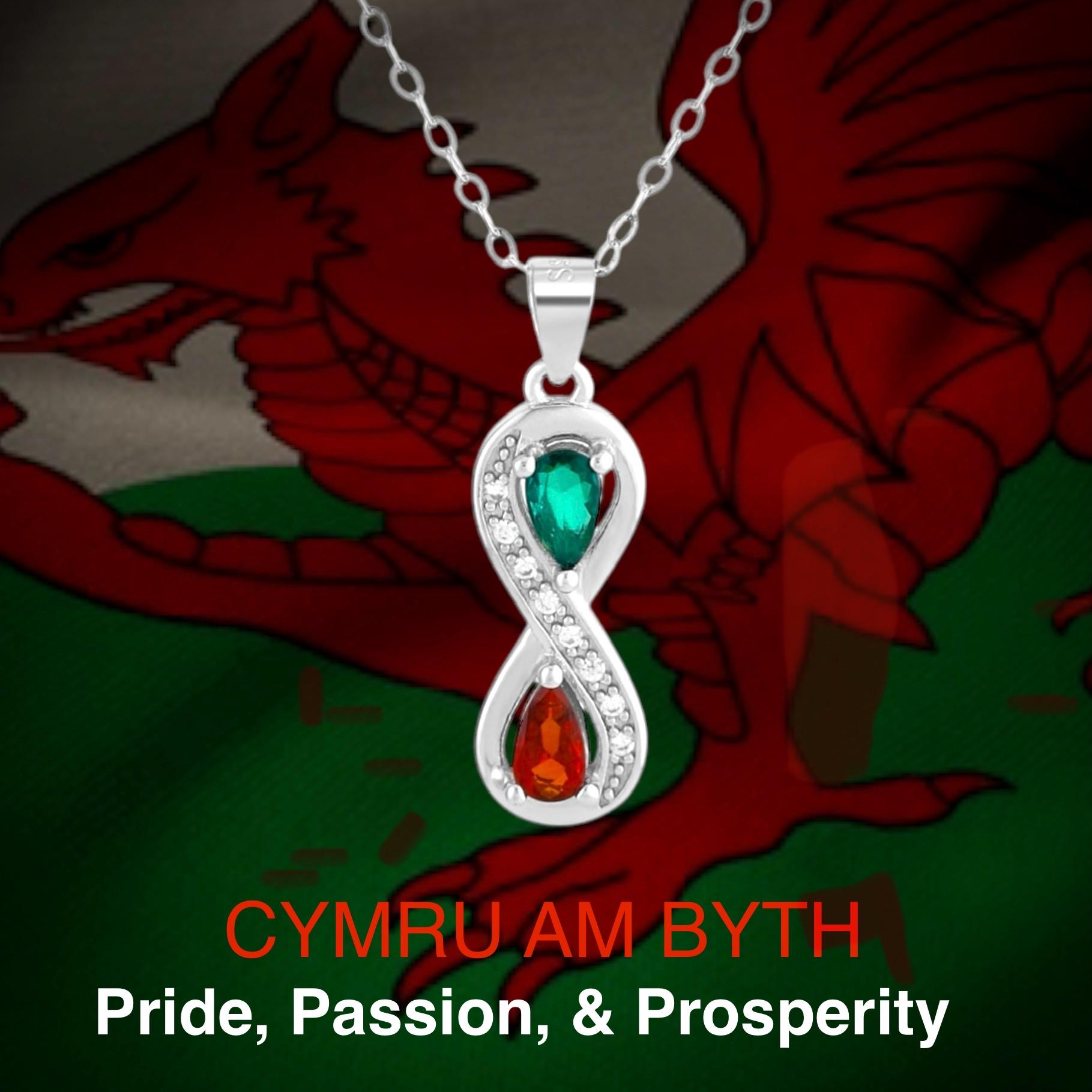 Cymru Am Byth (wales Forever) Necklace by Awen Welsh Jewellery - Welsh ...