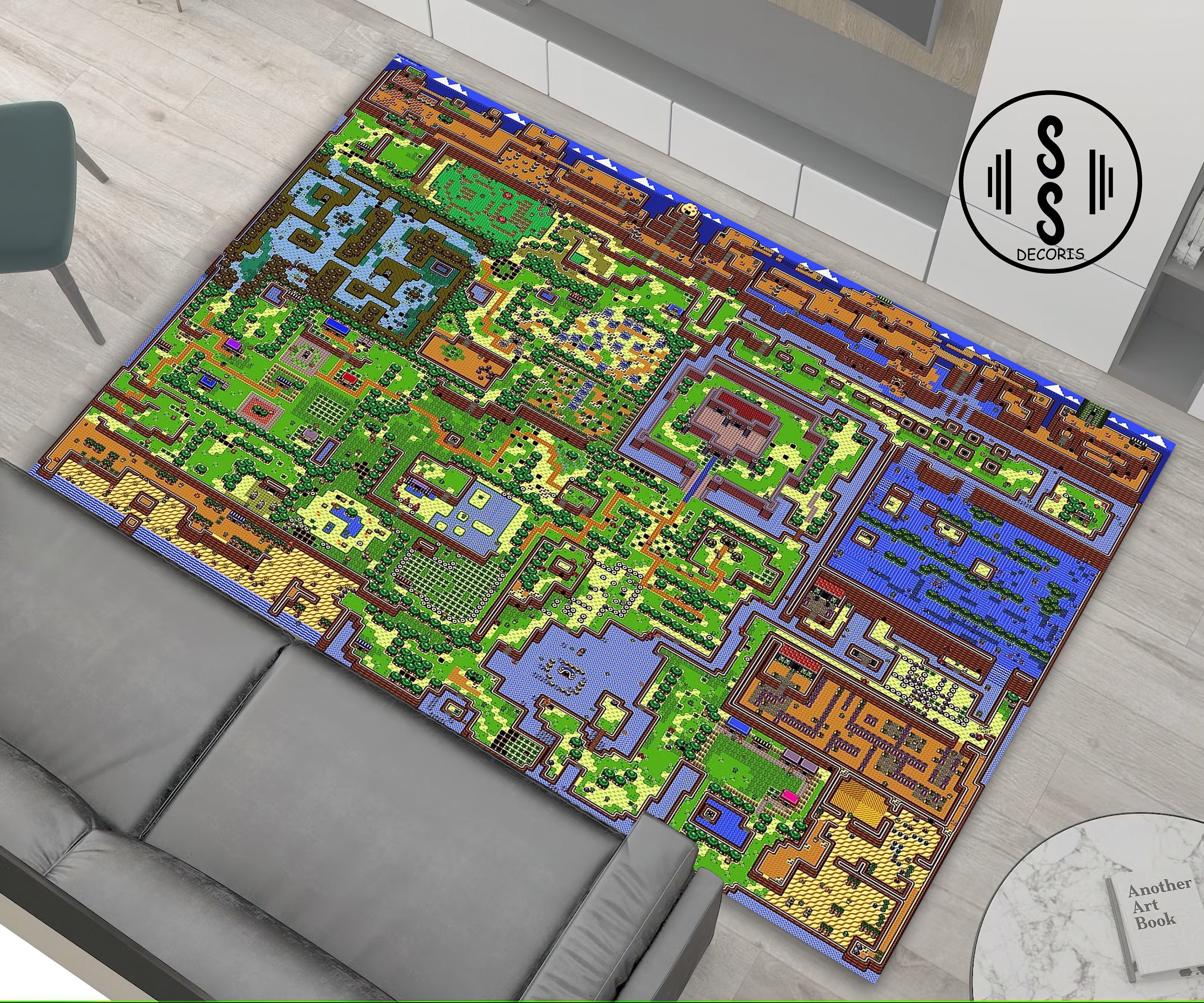 Zelda Nes Map Labeled