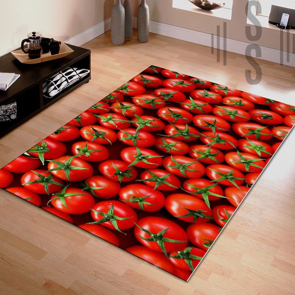 Tomato Rug - Etsy