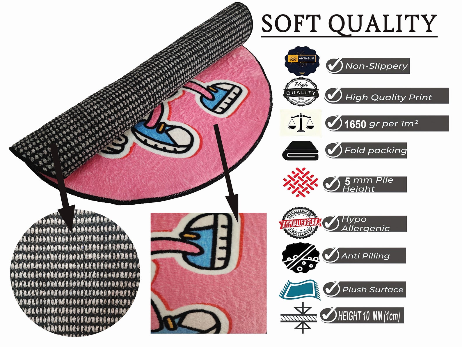 Cool Neon Hexagons Rug Big Shining Rug Hexagon Pattern Rug - Etsy