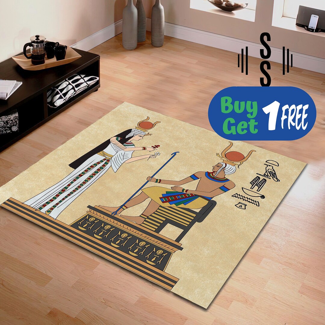 Ancient Egypt Rug 80s 90s Rug Retro Egypt Rug Vintage Egypt - Etsy
