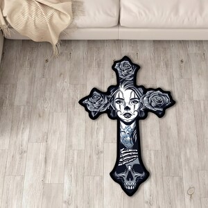 Sign of the Cross Rug, Christian Rug, Catholic Art Rug, Christian Art ...