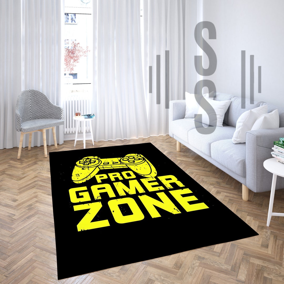 Carpet for Gamers, Pro Gamer Zone Rug, Gamer Gift, Gift for Gamer ...