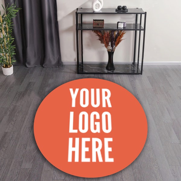Round Logo Rug - Etsy