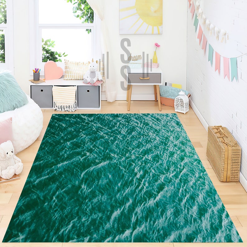 Water Surface Rug Water Ocean Wave Rug Sea Water Ripple Sea - Etsy