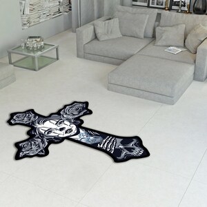 Sign of the Cross Rug, Christian Rug, Catholic Art Rug, Christian Art ...