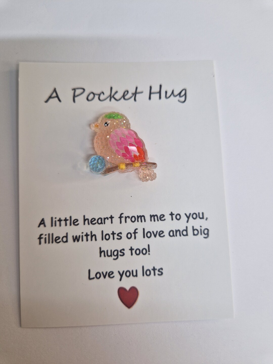Animal Pocket Hug. Resin Giraffe Bird Octopus or Elephant on Mounted ...
