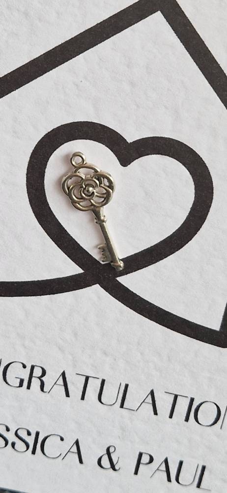 Personalised New Home Card, With Key, First Home , Fresh Start-couple ...