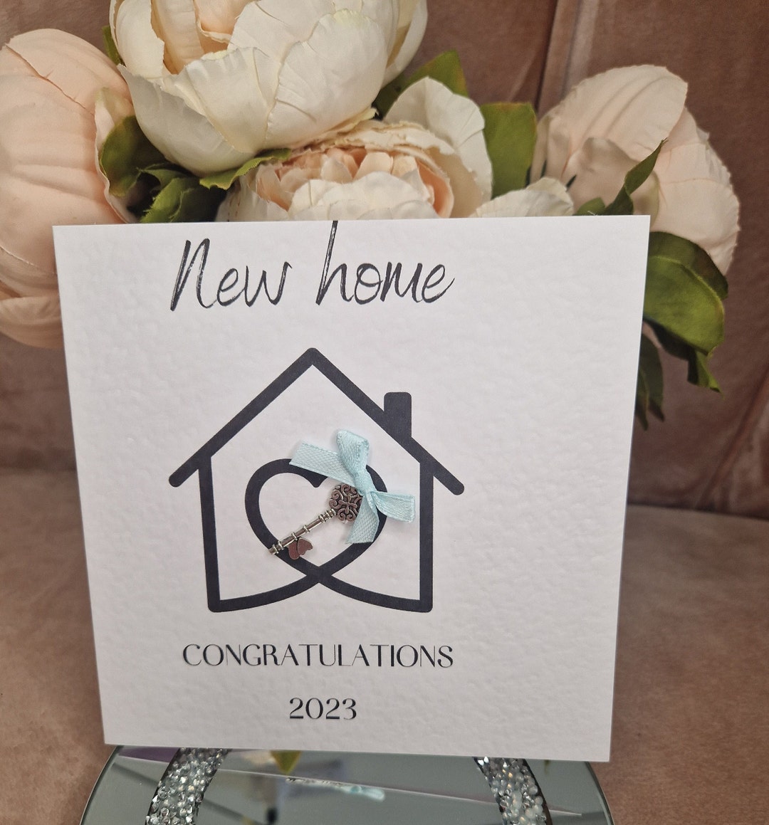 New Home Card Personalised New Home Card New Beginnings - Etsy
