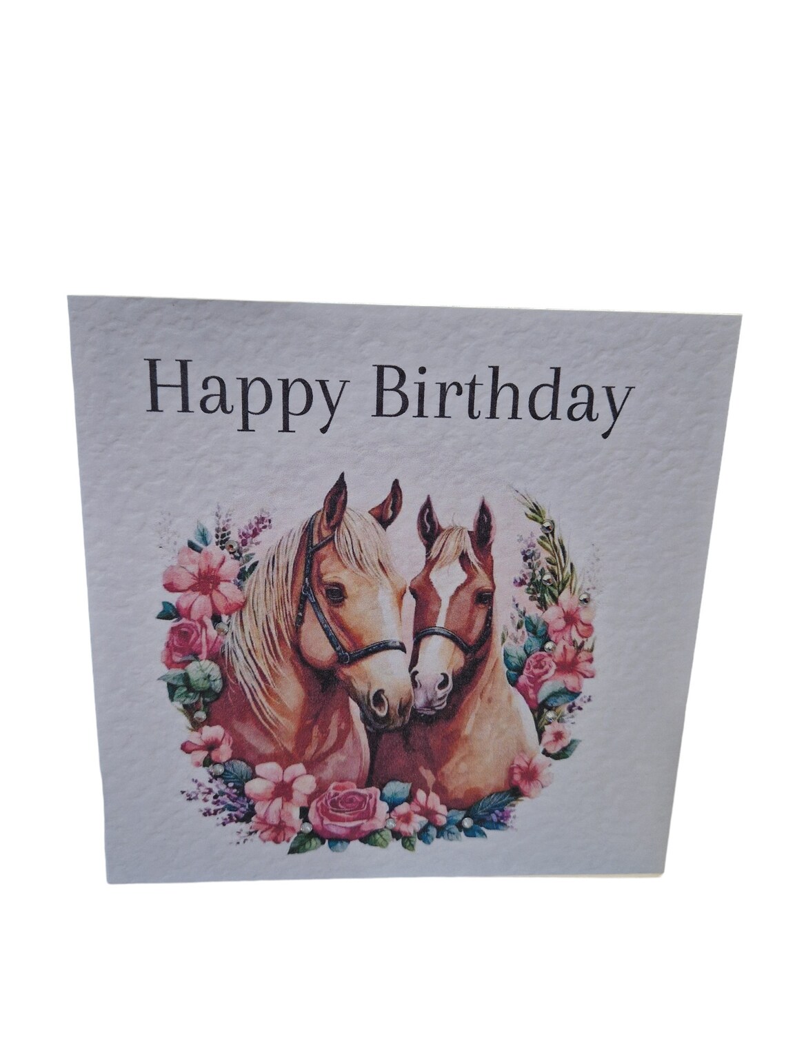 Personalised Birthday Card for Her, Horse Lover Card, Lovely Horse Card ...