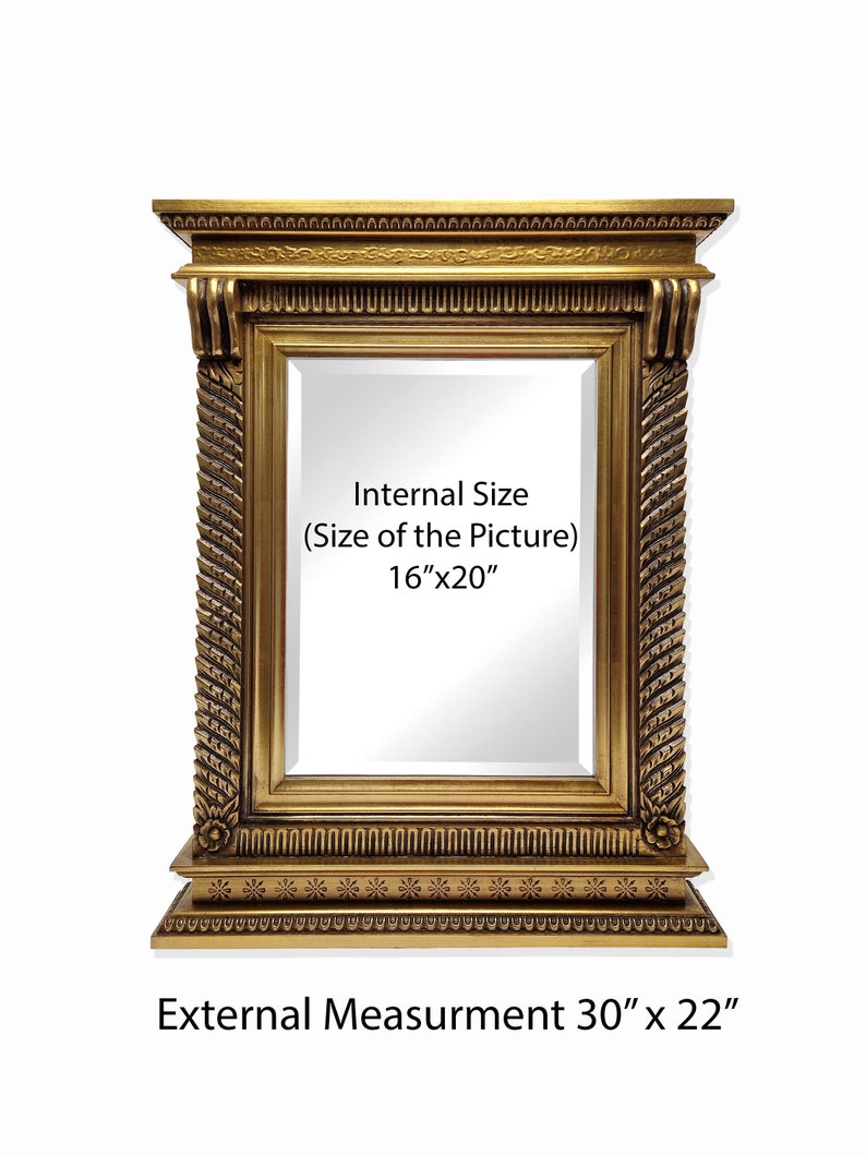 Antique Gold Frame With the Royal & Ancient by Sadler, Hand Carved ...