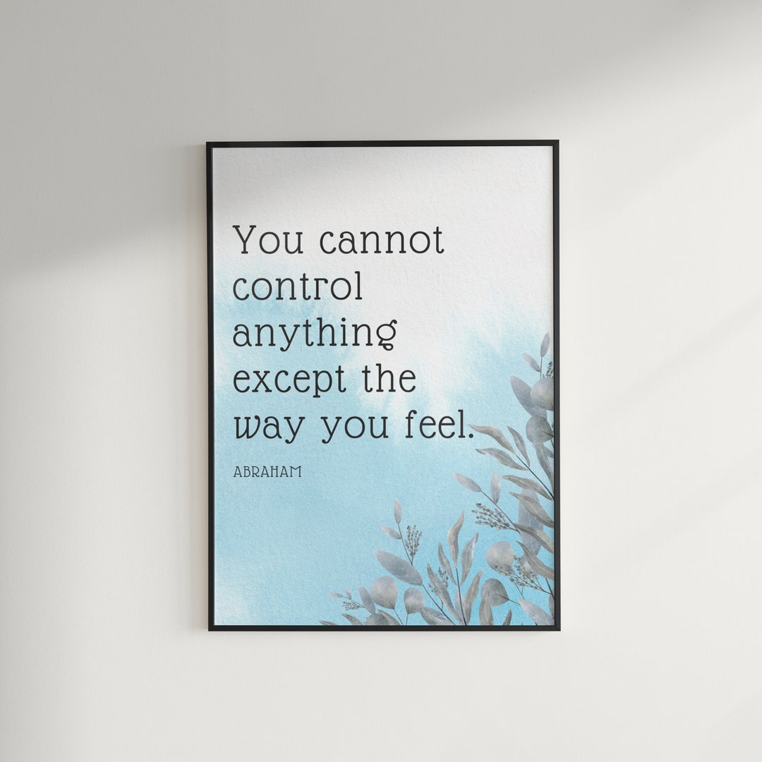 Abraham Hicks Poster - Inspirational Art - Personal Growth Quote ...