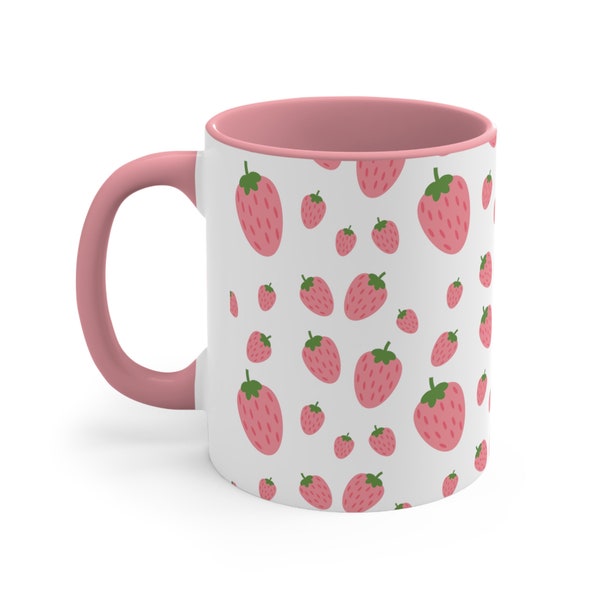Strawberry Mugs - Etsy
