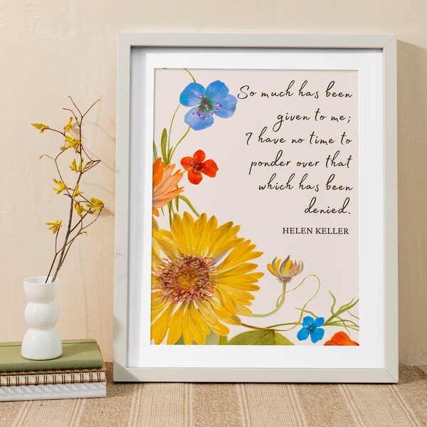 Helen Keller Quote - Etsy
