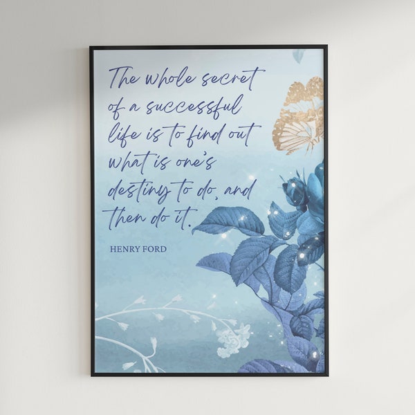 Henry Ford Quote - Etsy