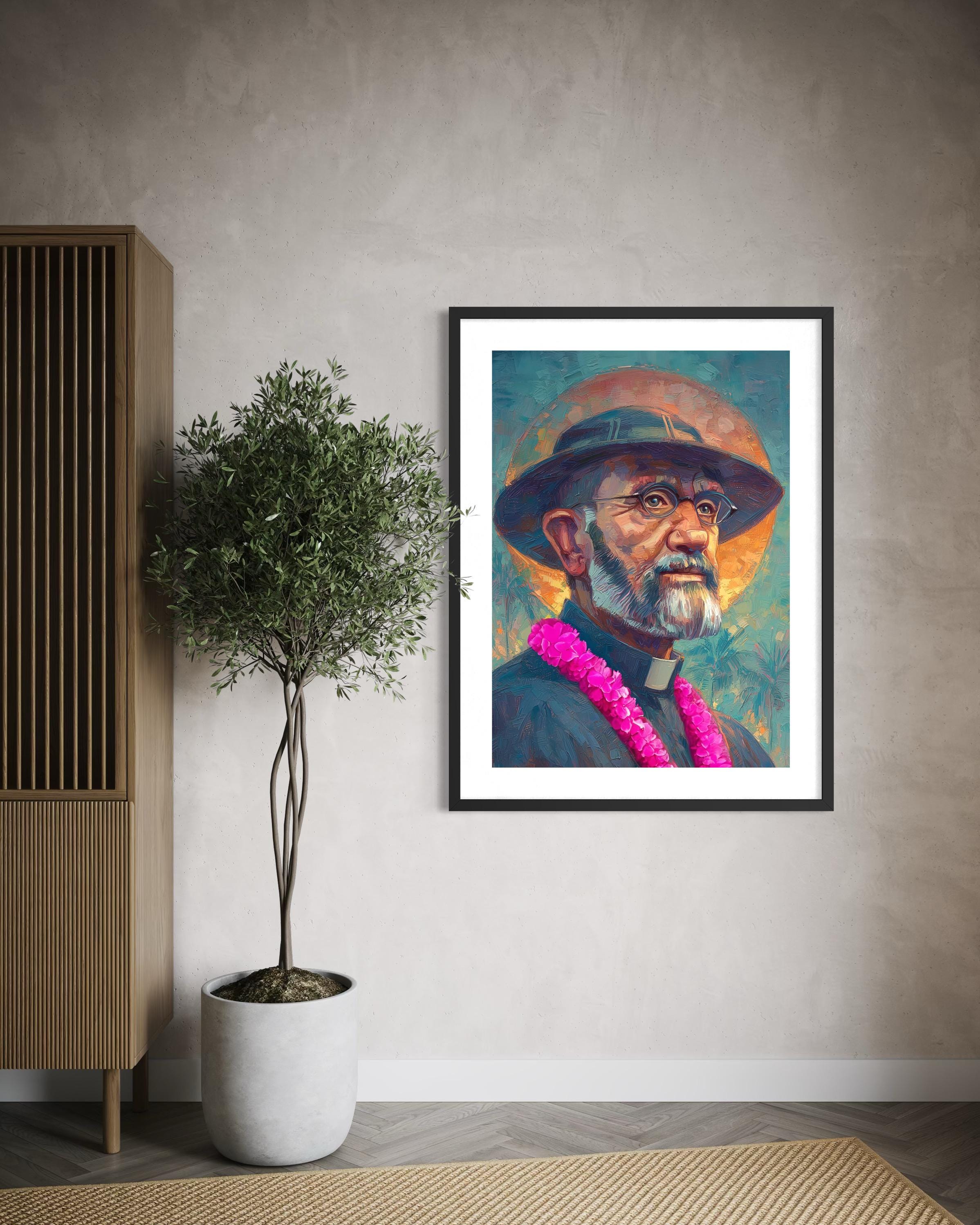 Saint Damien of Molokai Art Print - (digital Download) - Etsy