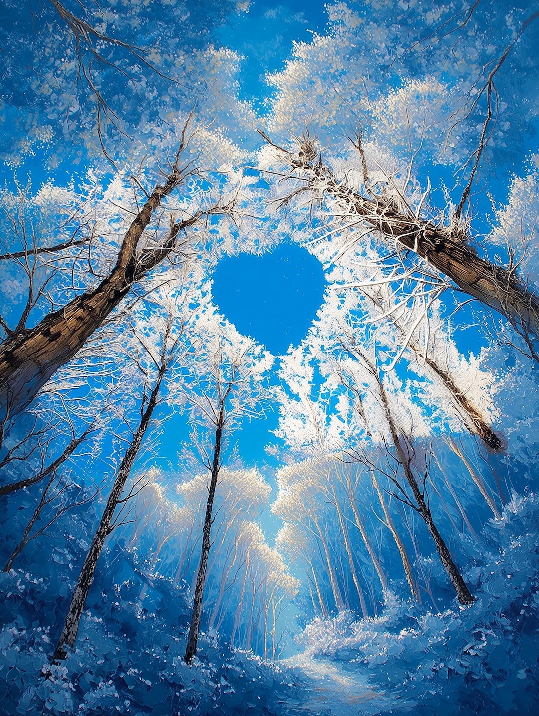Snow Love Art Print (digital Download) - Etsy