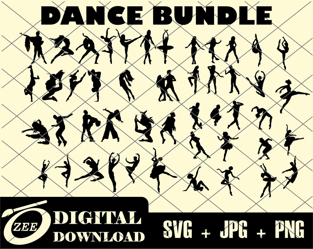 Dance Svg Bundle, Dance Svg, Dance Team Svg, Dancers Team Svg, Dance ...