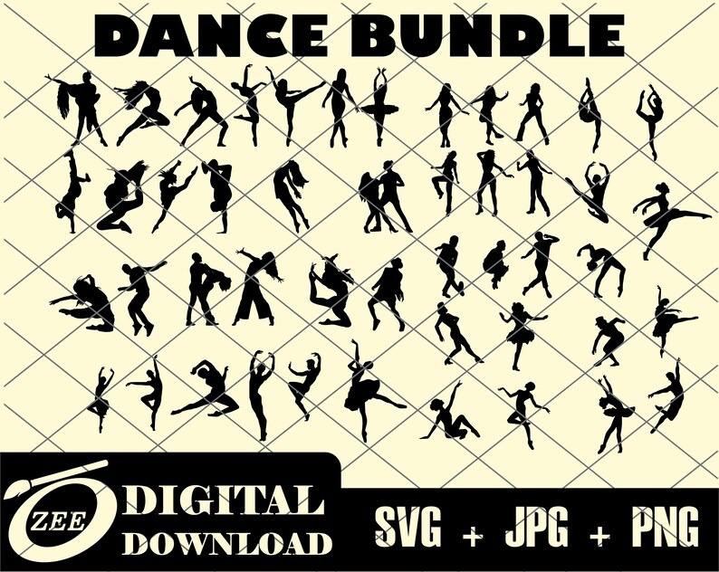 Dance Svg Bundle, Dance Svg, Dance Team Svg, Dancers Team Svg, Dance ...