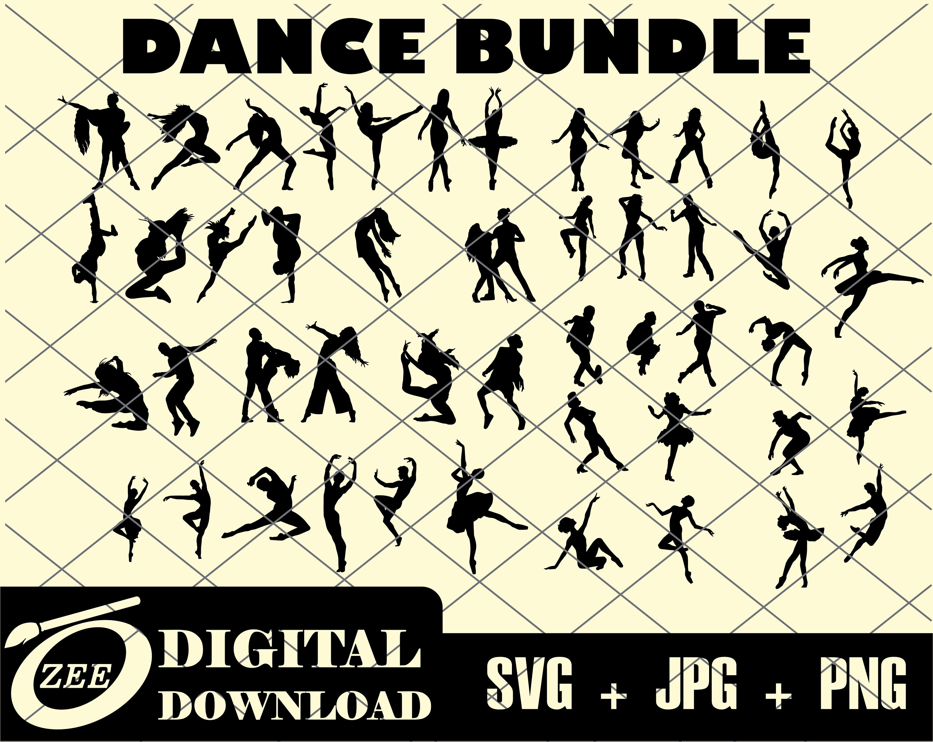 Dance Svg Bundle, Dance Svg, Dance Team Svg, Dancers Team Svg, Dance ...
