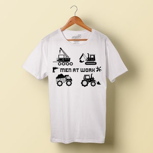 Men at Work SVG, Heavy Trucks SVG, Heavy Equipment Trucks SVG, Tractor ...